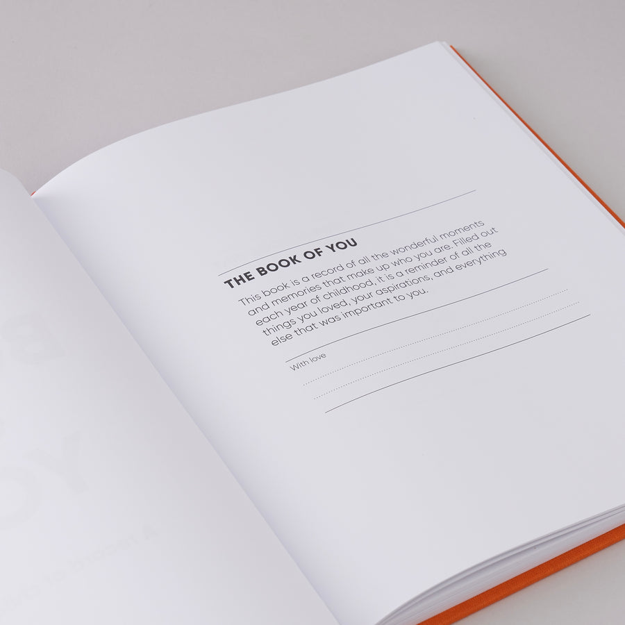 The Book of You: A Record of Childhood | Childhood Memory Book – Colour ...