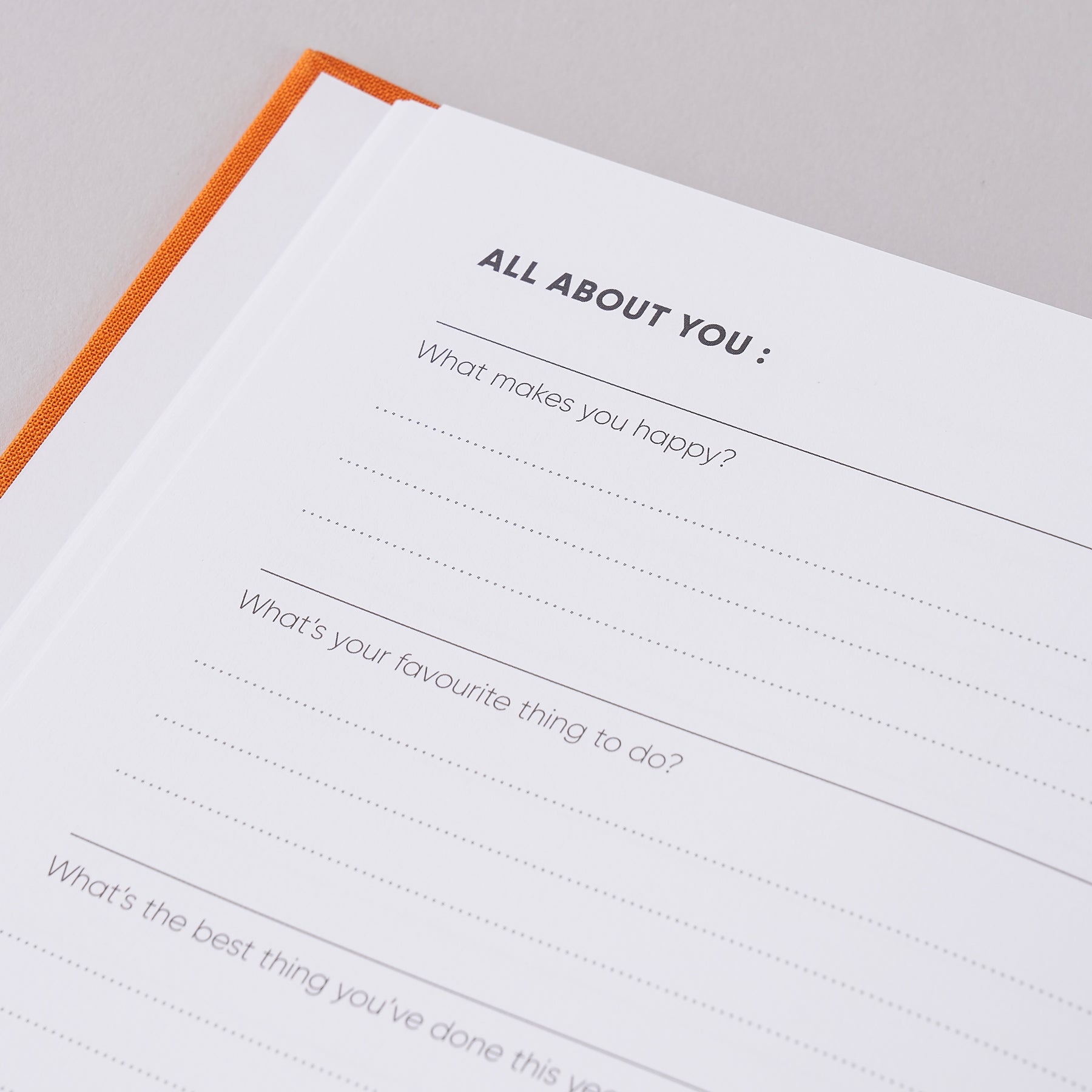 The Book of You: A Record of Childhood | Childhood Memory Book – Colour ...